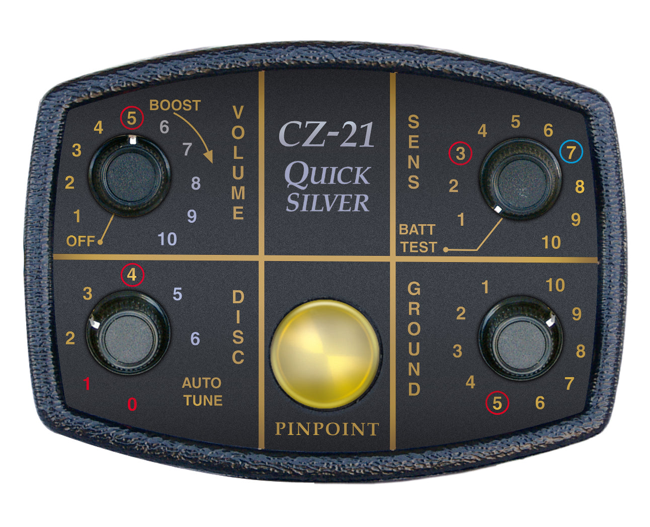 Fisher CZ21 Underwater Metal Detector Parts & Accessories – First Texas ...