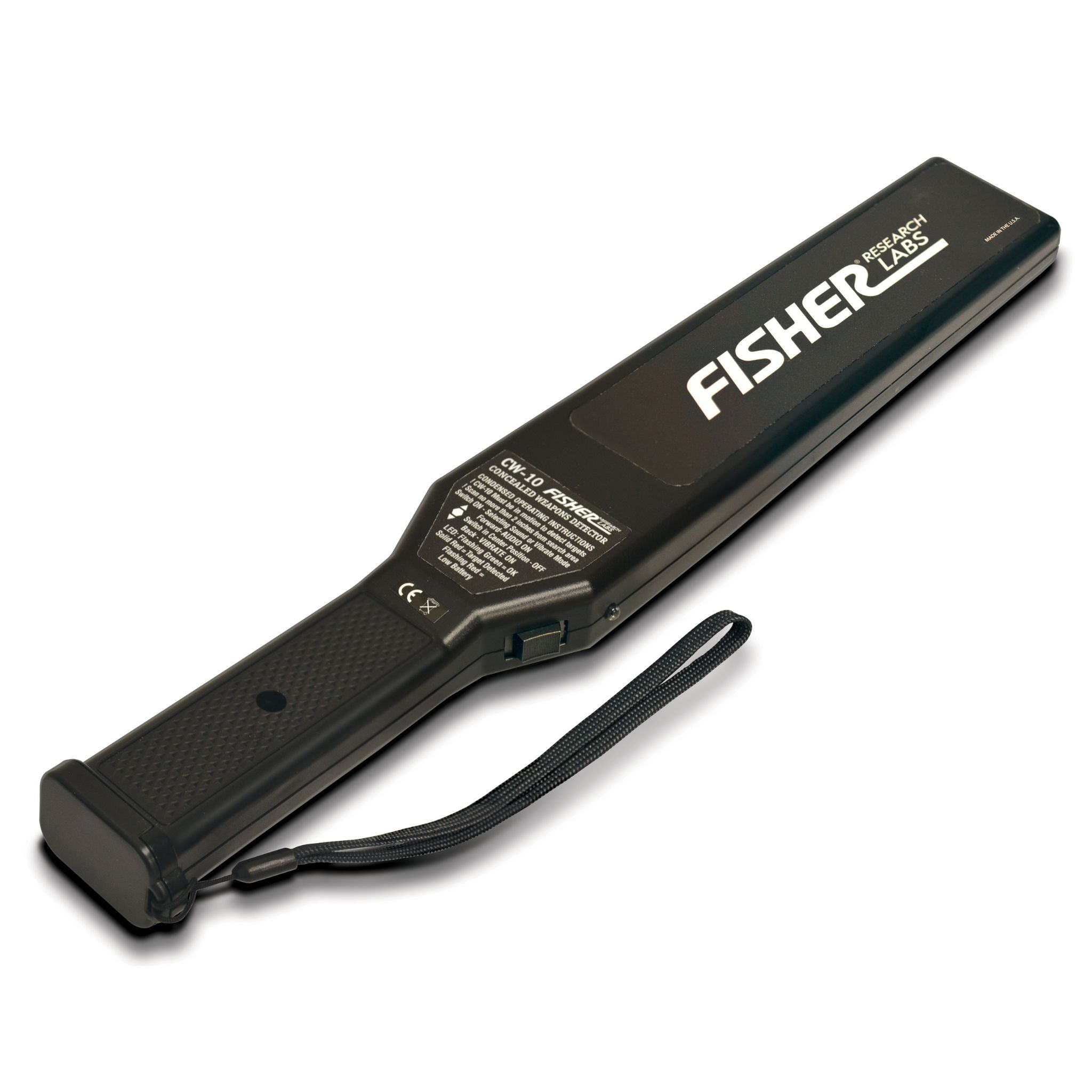 Fisher CW10 Security Hand-Held Metal Detector – First Texas Products